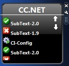 CC.NET Vista Sidebar Gadget - Scott Dorman